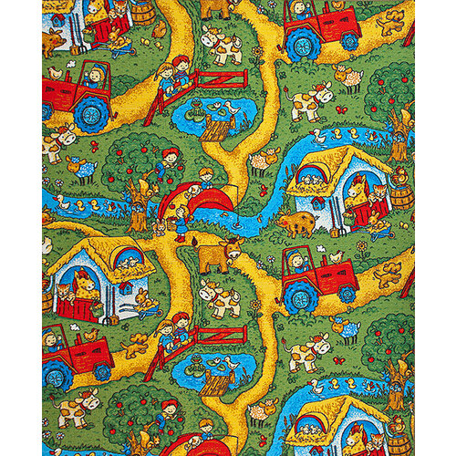 Детский ковер-палас Веселая поляна Детский коврик 1.5 x 2.5 м.