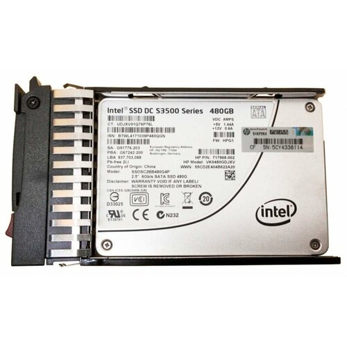 Жесткий диск HP 709994-001 480Gb SATAIII 2,5" SSD