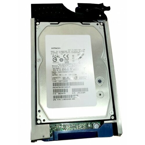 Жесткий диск HGST EMC HUS156060VLF400 600Gb Fibre Channel 3,5" HDD