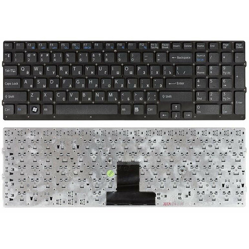 Клавиатура для ноутбука Sony Vaio VPC-EB1JFX/B черная без рамки