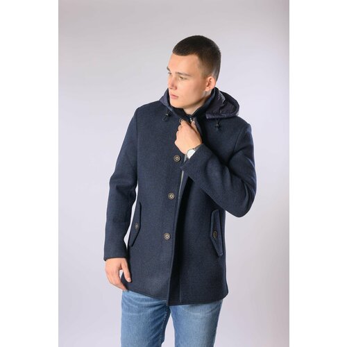 Пальто Formenti, размер 52 XL, синий