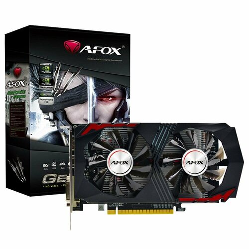 Видеокарта Afox GTX1050Ti 4GB GDDR5 128BIT DVI HDMI DP ATX DUAL FAN