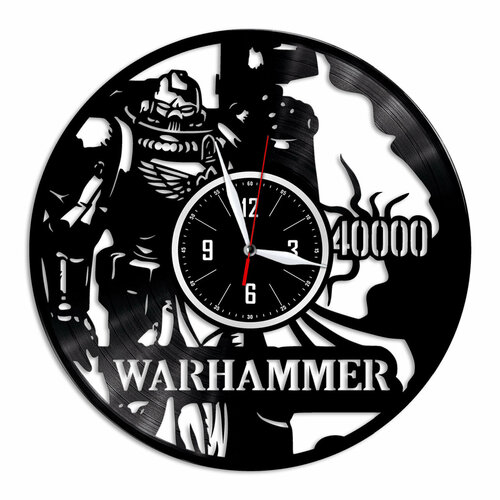 Warhammer 40000 - настенные часы из виниловой пластинки