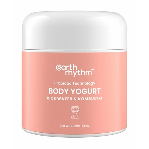 EARTH RHYTHM Body Yogurt Prebiotic Technology Крем-йогурт для тела с рисовой водой и комбучей, 100 мл