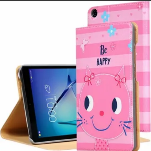 Защитный чехол MyPads для Huawei MediaPad M3 Lite 10 Wi-Fi/ LTE (BAH-AL00 / W09) Be HAPPY розовый