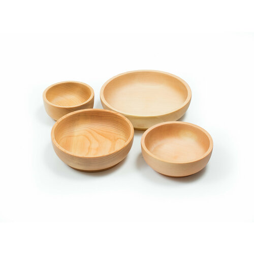Набор деревянной посуды из кедра (прямой)