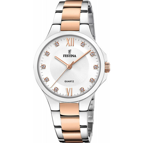 Наручные часы FESTINA Mademoiselle, белый, серебряный