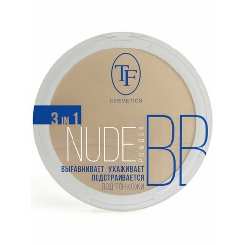 TF, Пудра для лица BB Nude 3 in 1, тон 01, желтовато-коричневый