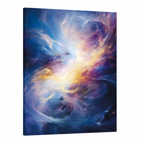 Интерьерная картина 50х70 "Абстракция Картина астральных сил"