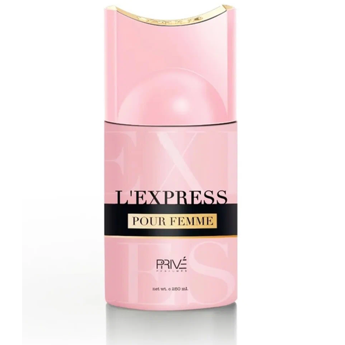Прайв / Prive Perfumes - Дезодорант-спрей для тела женский L'Express Pour Femme 250 мл