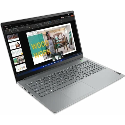 Ноутбук Lenovo ThinkBook 15 G4 IAP 15.6 (1920x1080) IPS/Intel Core i5-1240P/16ГБ DDR4/512ГБ SSD/Iris Xe Graphics/Windows 11 Pro серый (21DJA05UCD_PRO)