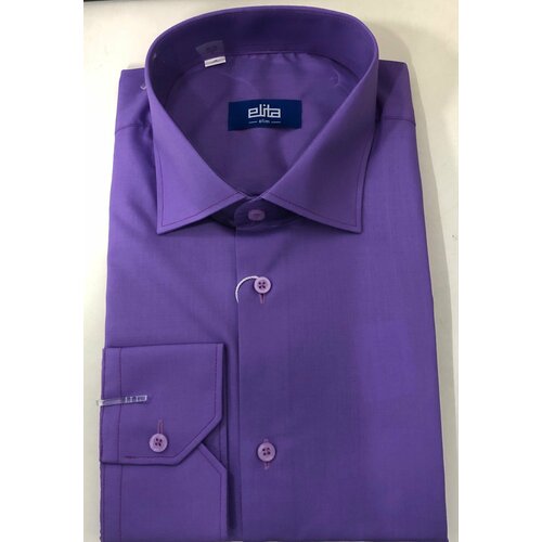 Рубашка Elita, размер 41/170, фиолетовый
