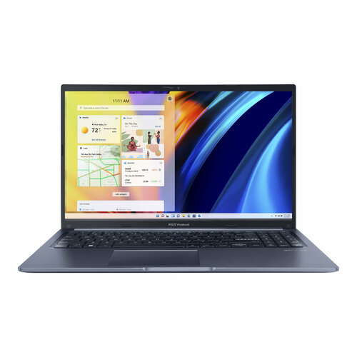 Ноутбук ASUS Vivobook X1502ZA-BQ1099, 15.6" (1920x1080) IPS/Intel Core i7-12700H/16ГБ DDR4/512ГБ SSD/Iris Xe Graphics/Без ОС, синий (90NB0VX1-M01MF0)