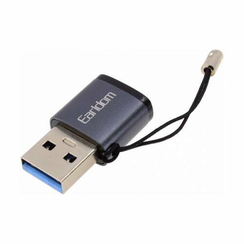 Переходник (адаптер) Earldom ET-OT61 Type-C-USB, черный
