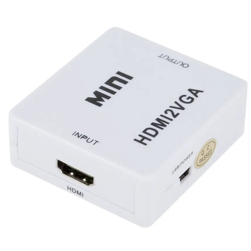 Переходник-конвертер HDMI на VGA. Адаптер видеосигнала HDMI2VGA