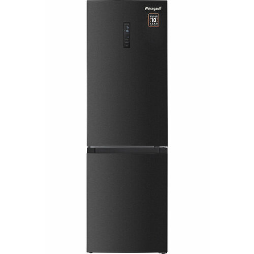 Отдельностоящий холодильник с инвертором Weissgauff WRK 2000 Total NoFrost Inverter Black Inox