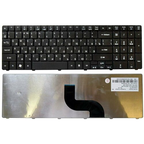 Клавиатура для ноутбука Acer Aspire 5253G, Чёрная, Матовая