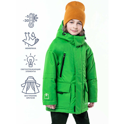 Куртка NIKASTYLE, размер 170-84, зеленый