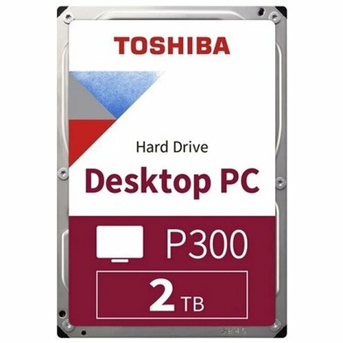 Жесткий диск 3.5" Toshiba P300 2ТБ, SATA III, 256 Mb, 7200 rpm (HDWD320UZSVA)