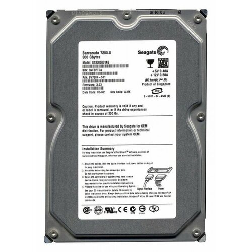 Жесткий диск Seagate 9Y7384 300Gb 7200 SATA 3.5" HDD