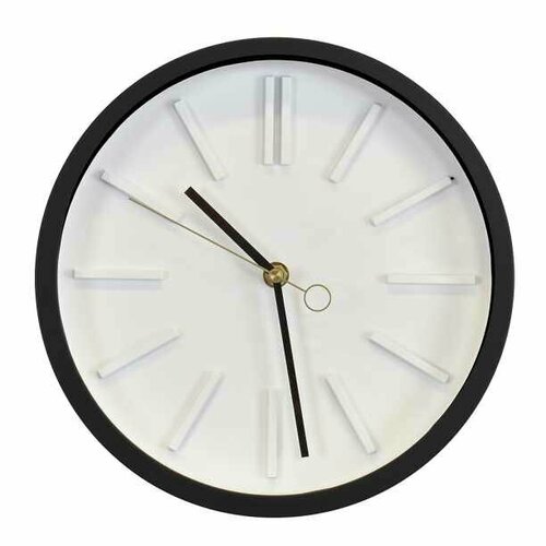 Часы настенные круглые Black d25 см