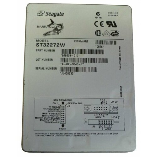 Жесткий диск Seagate ST32272W 2,3Gb 7200 U160SCSI 3.5" HDD