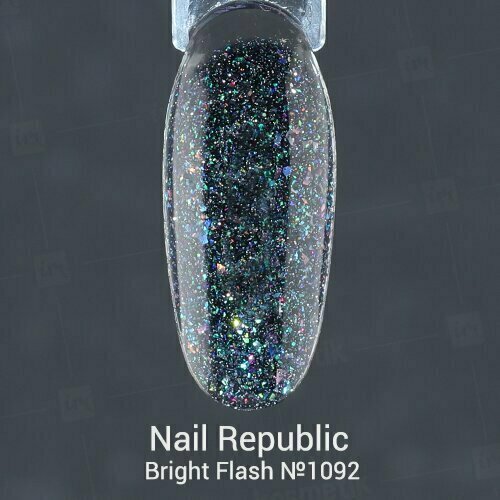 NAIL REPUBLIC BRIGHT FLASH светоотражающий гель-лак №1092 10 МЛ