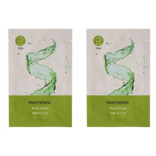 The Saem Маска для лица Moisturizing Panthenol Bio Solution, 2шт