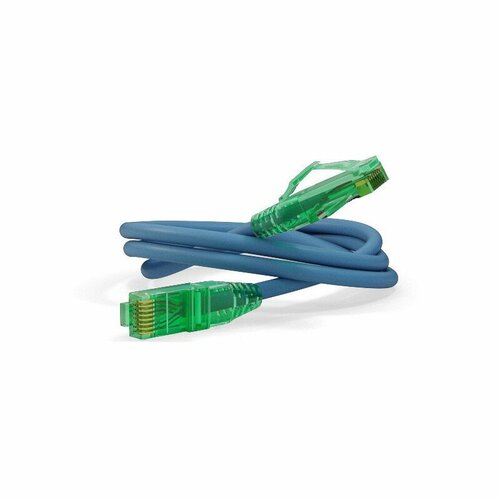 Hyperline PC-LPM-UTP-RJ45-RJ45-C6a-1M-LSZH-BL Патч-корд U/UTP, Cat.6a (100% Fluke Component Tested), 10G, LSZH, 1 м, синий, цена за 1 шт