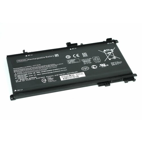 Аккумулятор TE03XL для ноутбука HP 15-bс 11.55V 5150mAh черный