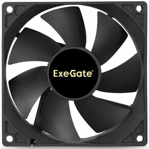 Exegate EX288926RUS Вентилятор ExeGate EX09225B3P (92x92x25 мм, 2-Ball (двойной шарикоподшипник), 3pin, 2100RPM, 27dBA)