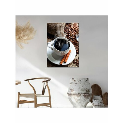 Картина на холсте с подрамником Ароматный кофе3 40х60