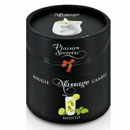 Plaisir Secret Массажное масло-свеча с ароматом мохито Bougie de Massage Mojito - 80 мл