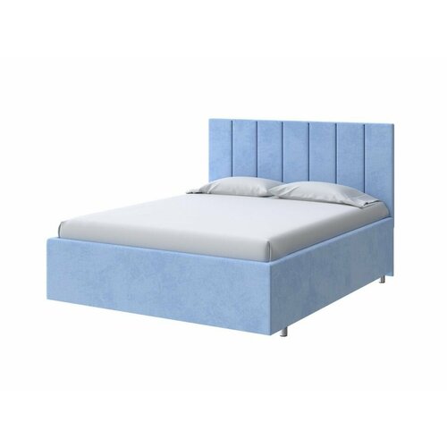 PROxSON Кровать Modern Large (Ткань: Велюр Teddy Небесно-голубой) 90x190
