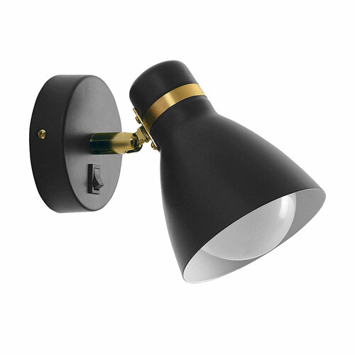 Светильник спот Arte Lamp Fafnir A5047AP-1BK, E27, кол-во ламп:1шт, Черный