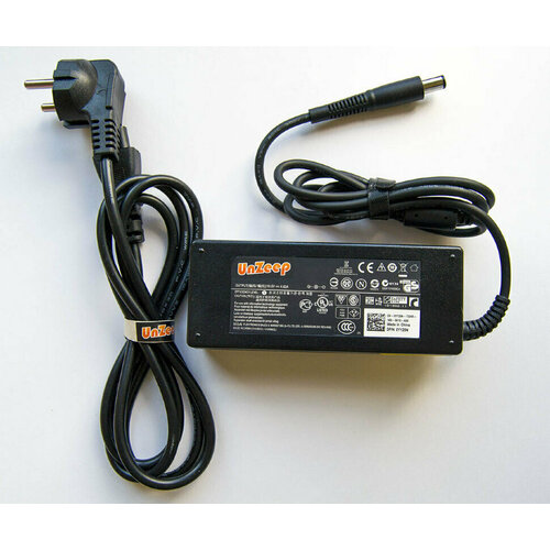 Для Dell PA-3E Зарядное устройство UnZeep, блок питания ноутбука (адаптер + сетевой кабель)