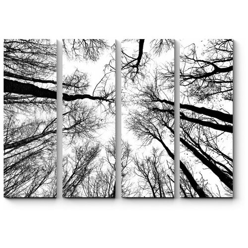 Модульная картина Осенний лес 130x98
