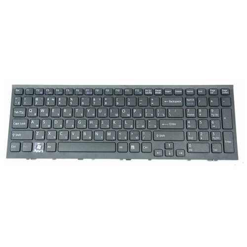 Клавиатура для ноутбуков Sony VPC-EE Series (Without Frame) RU, Black