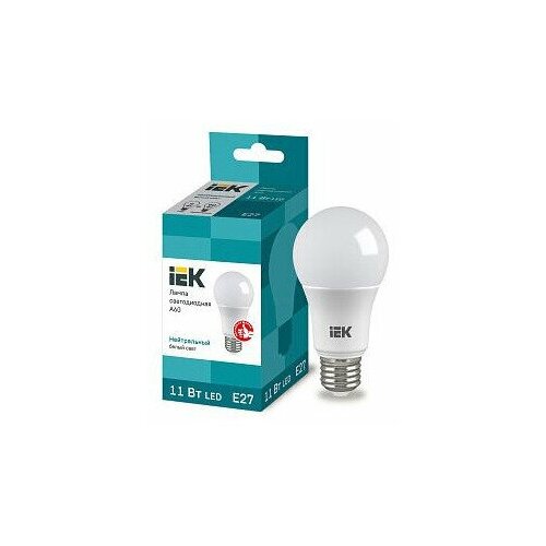 Лампа светодиодная LED 11вт E27 белый ECO
