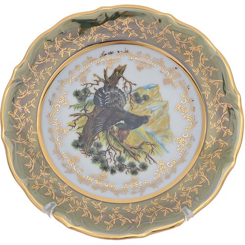 Набор тарелок Repast Охота зеленая Мария-тереза 19 см 6 шт