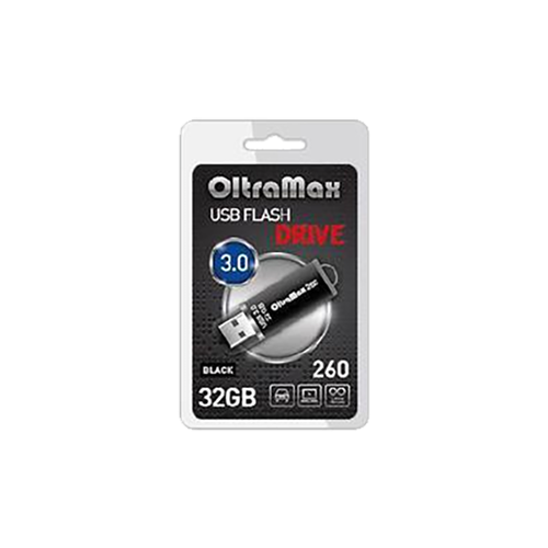 Флешка OltraMax 260 32 ГБ, черный