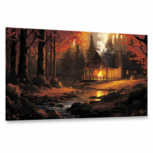 Интерьерная картина 100х60 "Осенний уют"