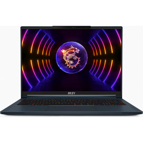 MSI Ноутбук MSI Stealth 16 Studio A13VG-225RU Core i7 13700H 32Gb SSD2Tb NVIDIA GeForce RTX4070 8Gb 16" IPS QHD+ (2560x1600) Windows 11 Home dk.blue WiFi BT Cam (9S7-15F212-225) 9S7-15F212-225