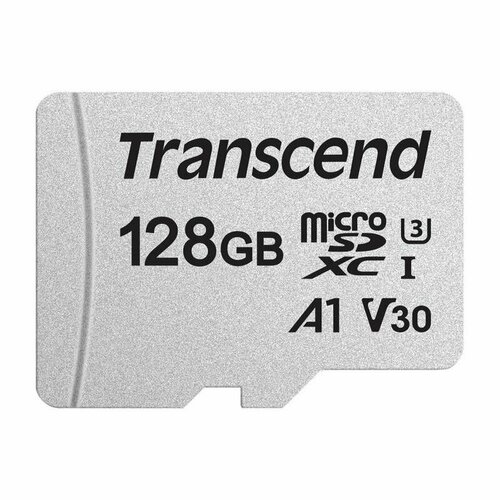 Карта памяти Transcend 300S microSDXC 128Gb UHS-I Cl10 +ад, TS128GUSD300S-A