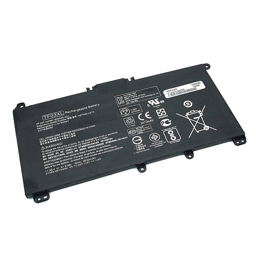 Аккумулятор для ноутбука HP 14-bf042TX 41.7Wh 11.55V