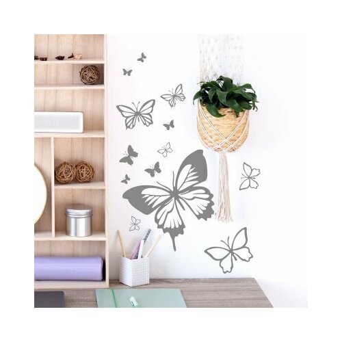 Наклейки на стену «Декор бабочки»