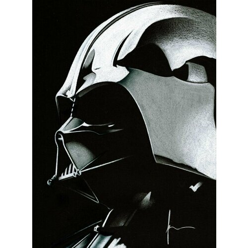 Плакат, постер на холсте Star Wars-Darth Vader/Дарт Вейдер. Размер 30 х 42 см