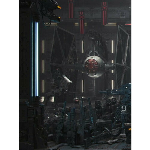 Плакат, постер на бумаге Star Wars (Модульные постеры №3)-1/Звездные войны/искусство/арт/абстракция/творчество. Размер 60 х 84 см