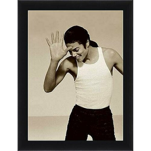 Плакат, постер на холсте Michael Jackson-Майкл Джексон. Размер 30 х 42 см