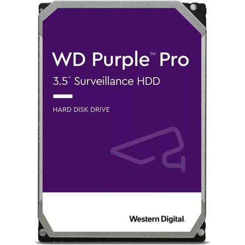 Жесткий диск WD SATA-III 14Tb Purple Pro, 7200rpm, 512MB, 3.5" (WD141PURP)